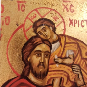 Saint Christopher ( Άγιος Χριστόφορος ) Hand Painted Orthodox Byzantine ...