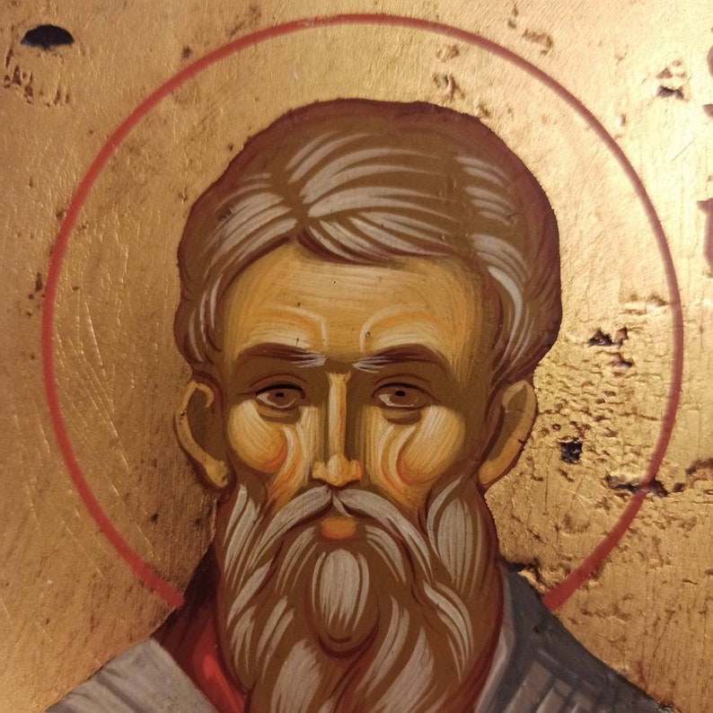 Saint Antipas of Pergamum, ( Ο Άγιος Αντύπας ) Hand Painted Greek ...