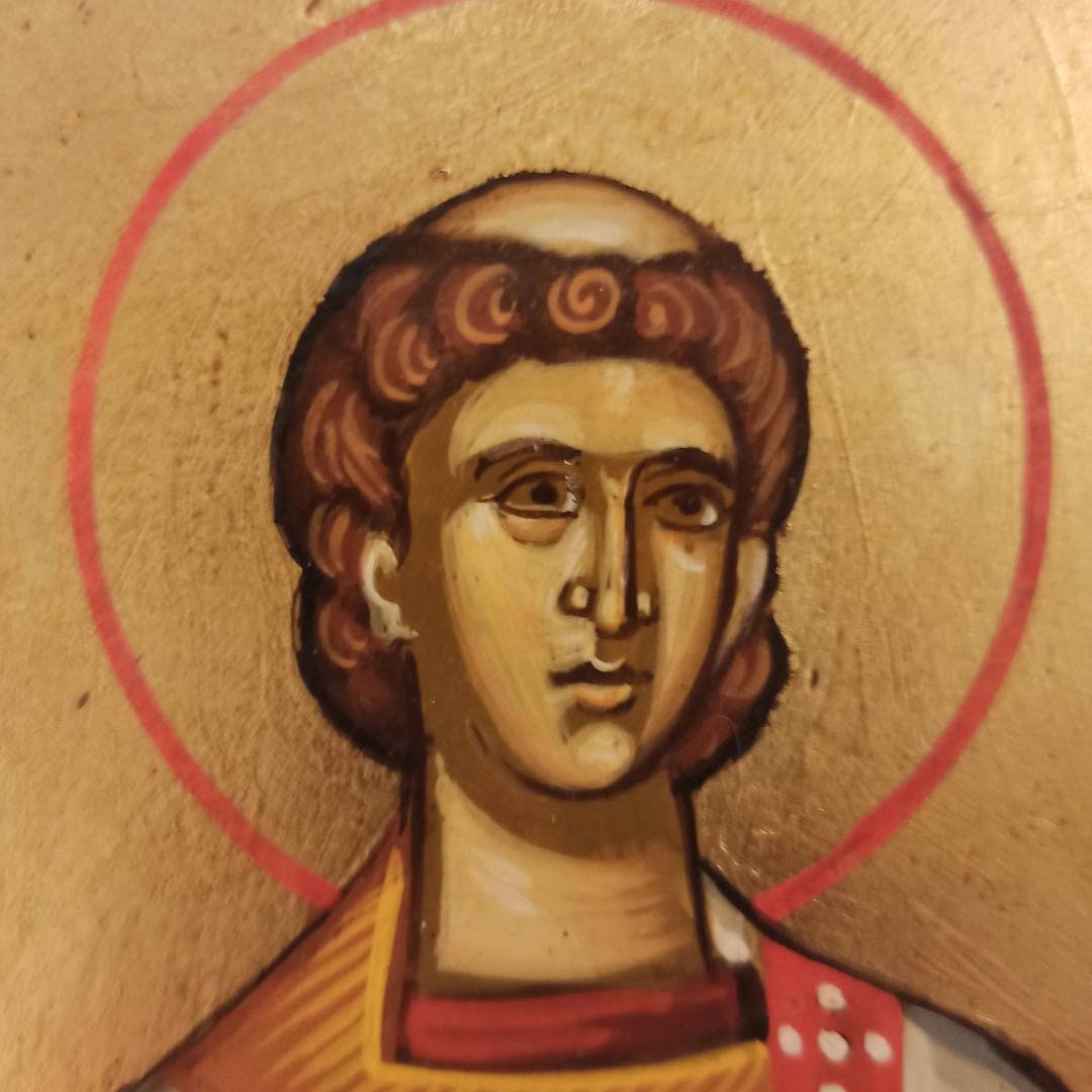 Saint Stephen ( Ο Άγιος Στέφανος ) Hand Painted Greek Orthodox ...