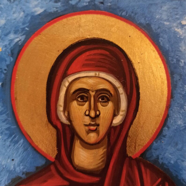 Saint Natalia Η Αγία Ναταλία Hand Painted Greek Orthodox - Etsy