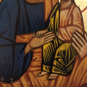 Saint Joseph ( Άγιος Ιωσήφ ) Hand Painted Greek Orthodox Byzantine Icon ...