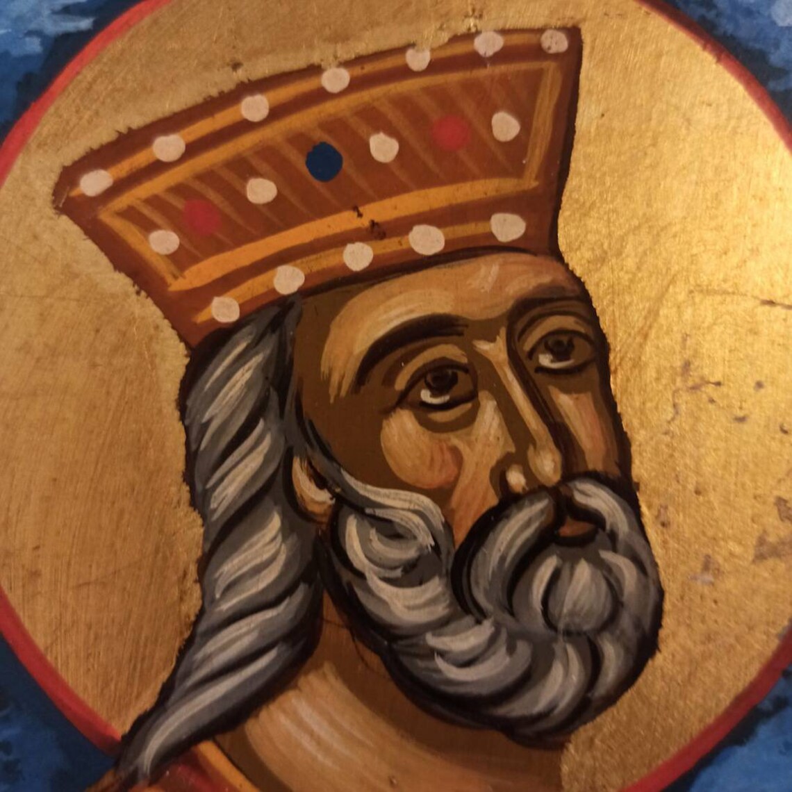The Prophet David Προφήτης Δαβίδ Hand Crafted Orthodox - Etsy