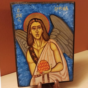 Saint Uriel the Archangel (Άγιος Ουριήλ) Hand Painted Orthodox ...