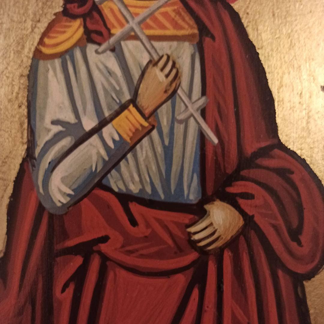 Saint Agatha of Sicily Αγία Αγάθη hand painted Greek | Etsy