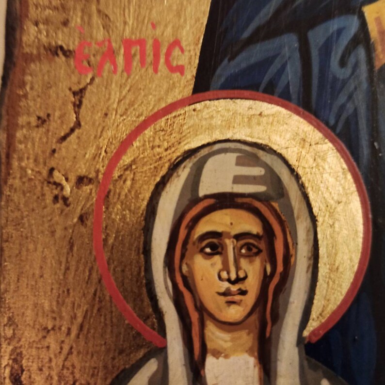 Saint Sofia ( Αγία Σοφία ), Hand Painted Orthodox, Byzantine Icon. - Etsy