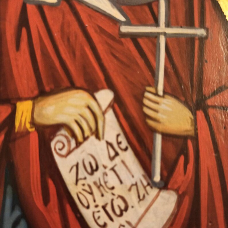 Saint Athena, ( Αγία Αθηνά ) , Hand Painted Greek Orthodox Byzantine ...