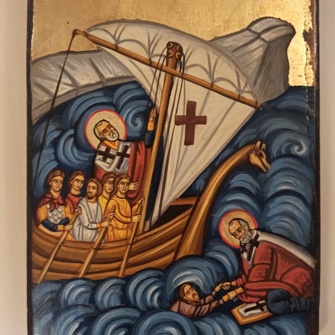 Saint Nikolaos saving at sea Ο Άγιος Νικόλαος σώζει εν τη | Etsy