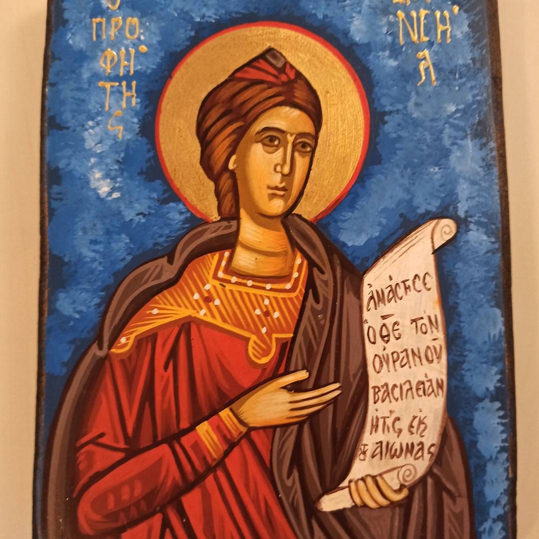 Prophet Daniel (Προφήτης Δανιήλ), Hand Painted Orthodox Byzantine Icon ...