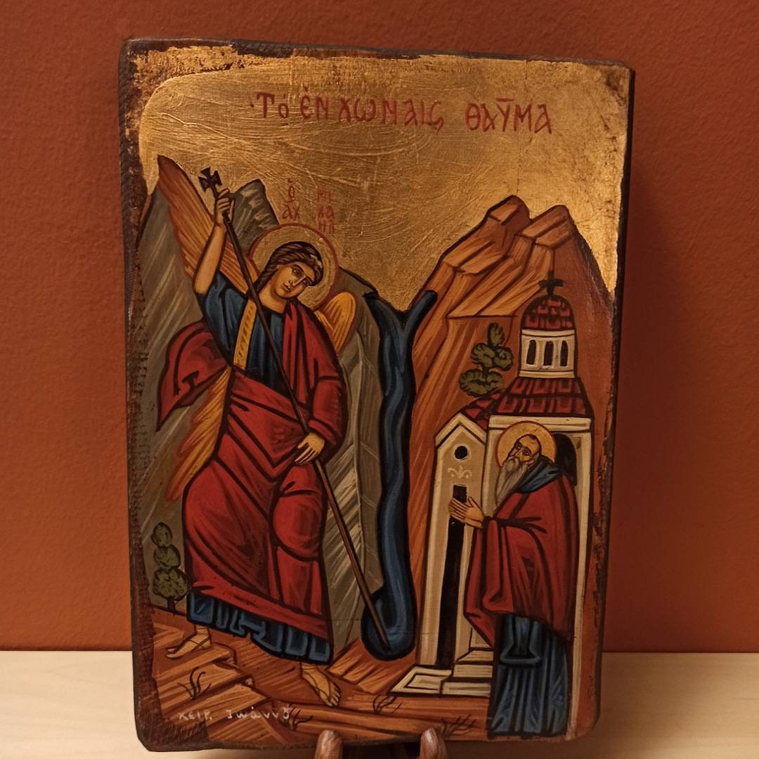 The Miracle at Chonae ( Το Εν Χωναις Θαύμα) Hand Painted Greek Orthodox ...