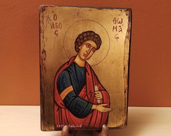 Saint Thomas Greek Icon - Etsy