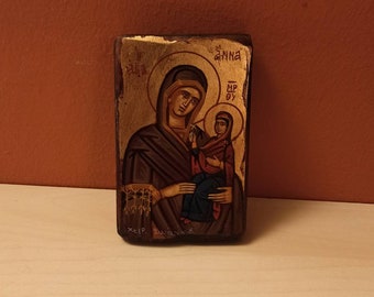 Saint Anna Icon - Etsy