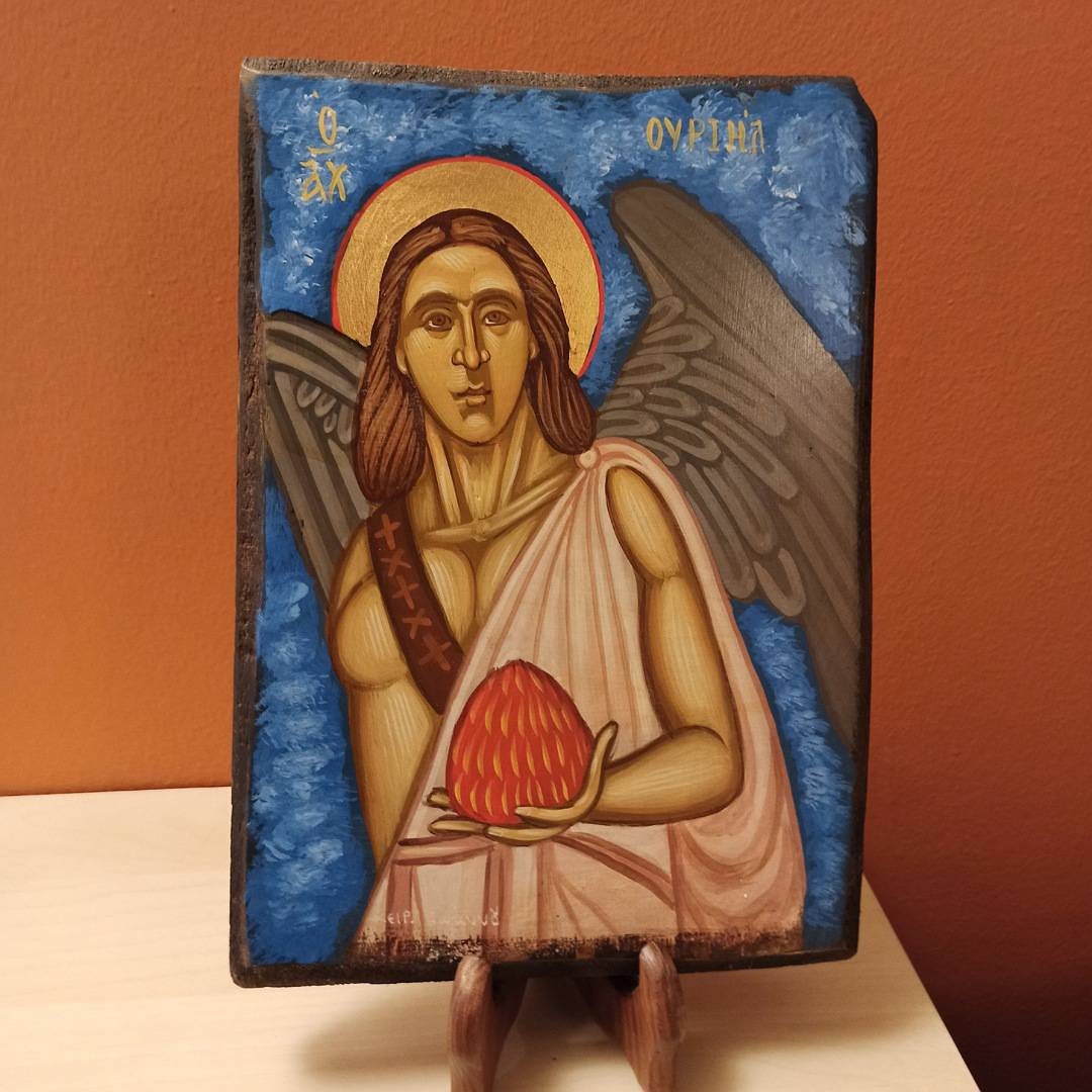 Saint Uriel the Archangel (Άγιος Ουριήλ) Hand Painted Orthodox ...