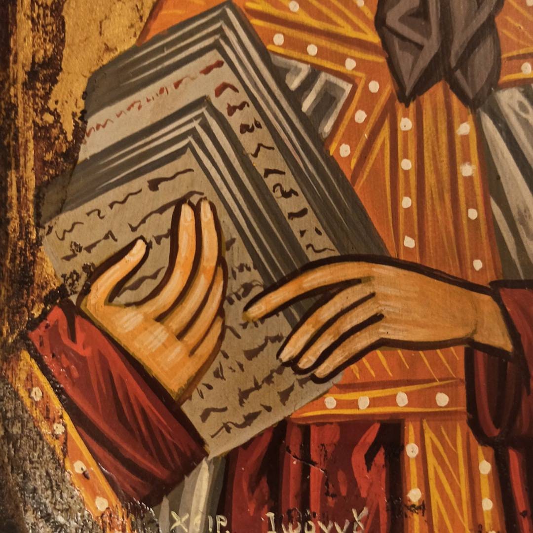 The Prophet Moses (Ο Προφήτης Μωυσής) Hand Painted Greek Orthodox ...