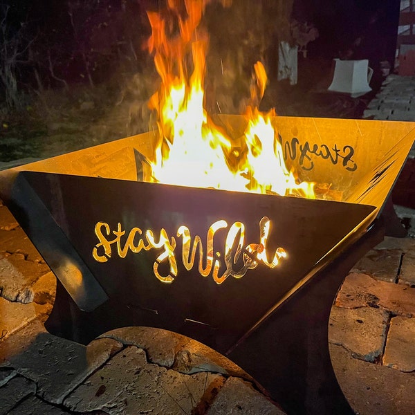 Portable Fire Pit - Etsy