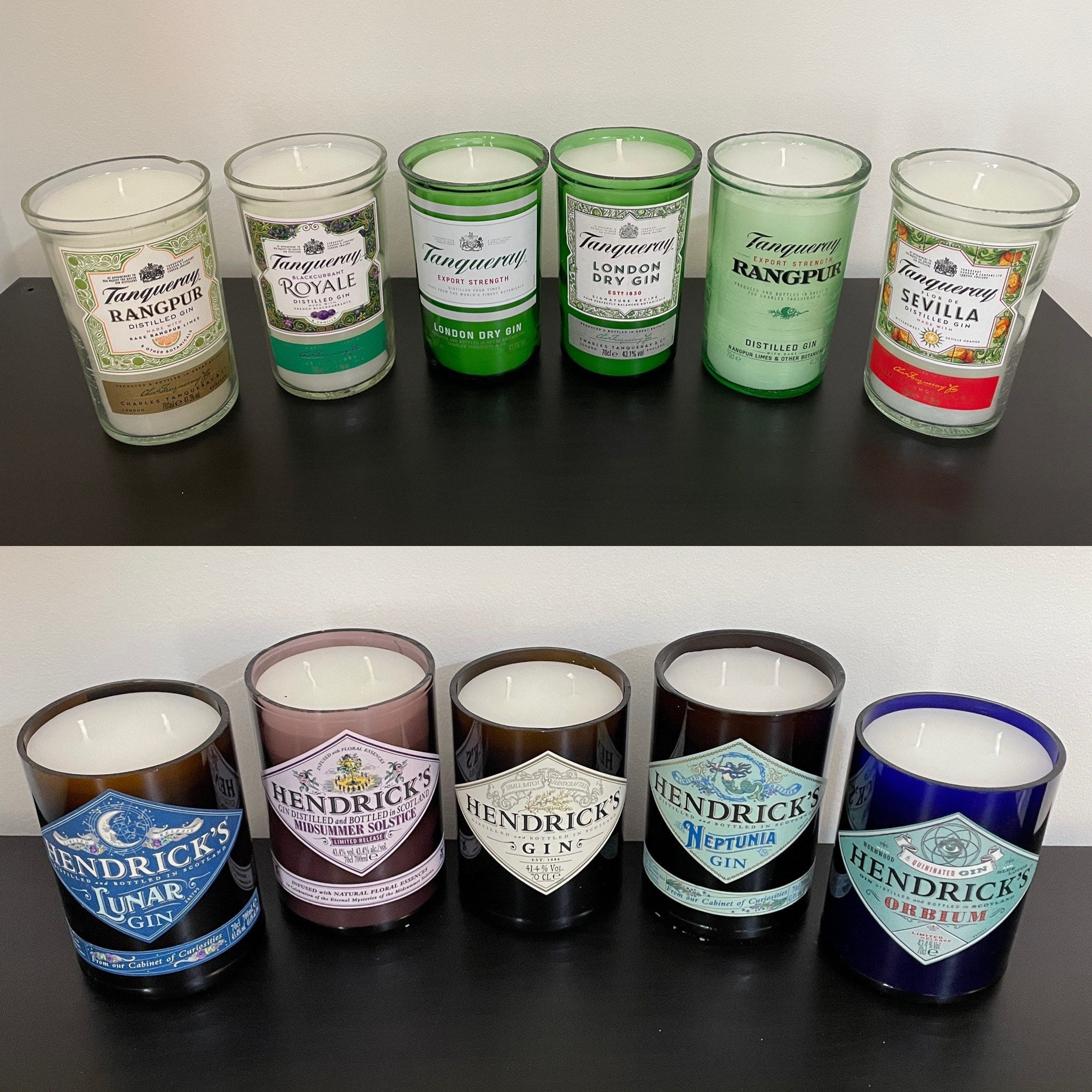 Gin Bottle Candles - Etsy UK