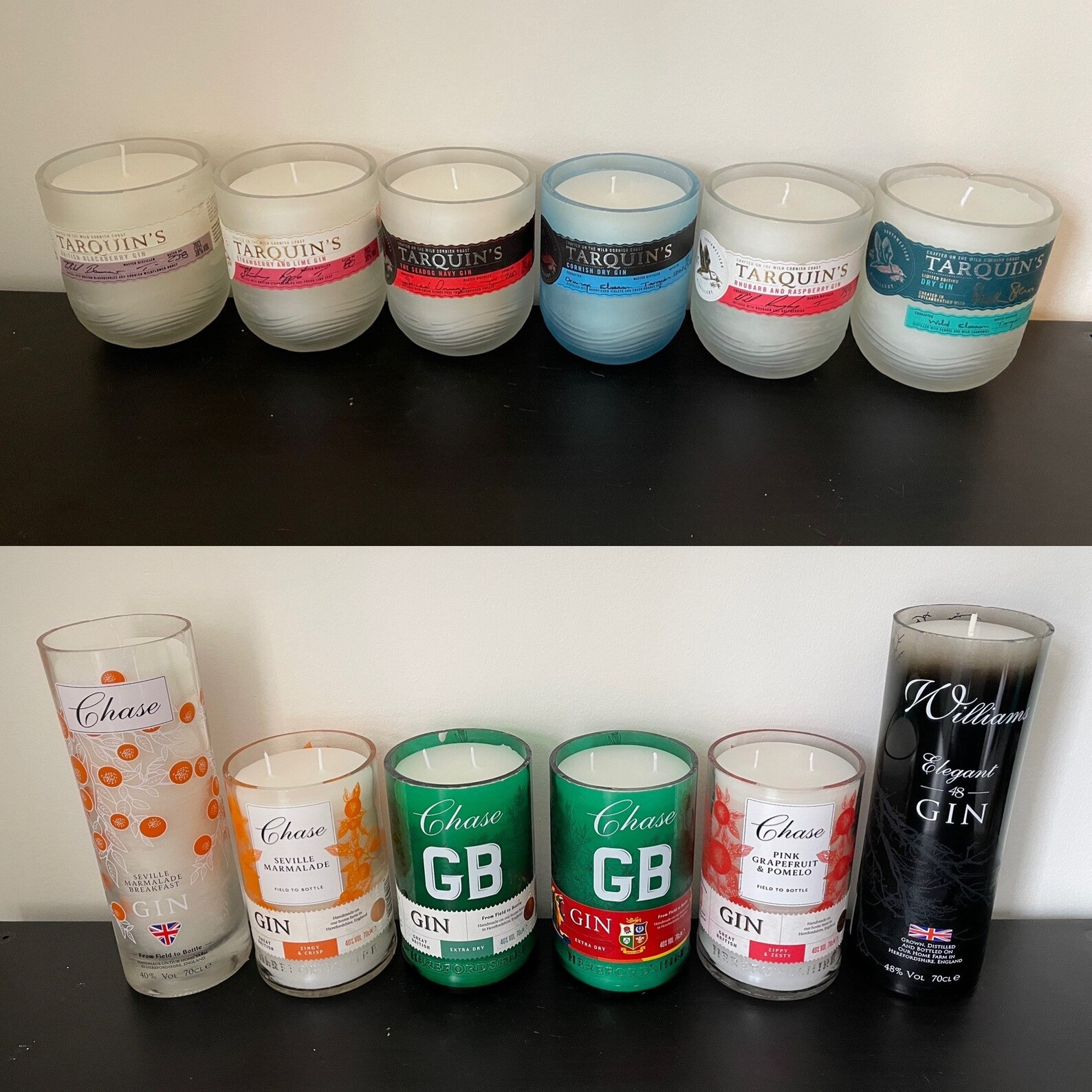 Gin Bottle Candles - Etsy UK