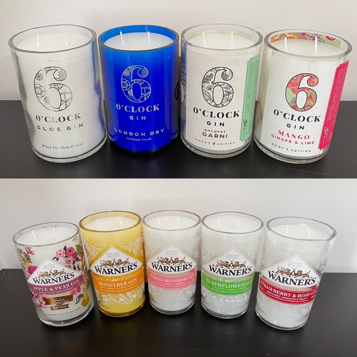 Gin Bottle Candles - Etsy UK
