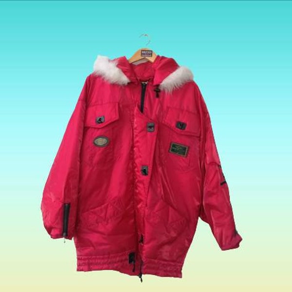 Vintage Blue-green-purple Multi-color Block Jacket/ Unisex Lightwear ...