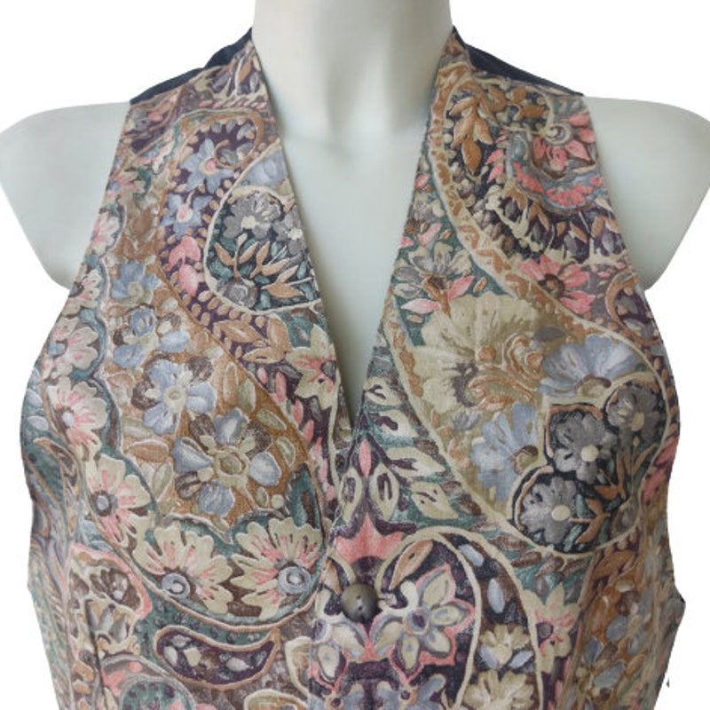 Floral Vest - Etsy