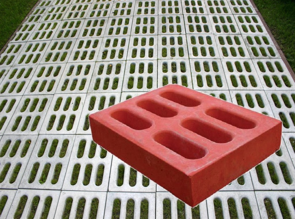 Eco Parking Grass Plastic Mold – Concrete Paving Slab Mold for Garden ...