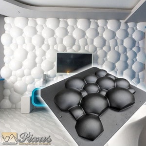 Balls - Plastic Mold 3D Panel for Manufacture From Plaster (gypsum) or ...