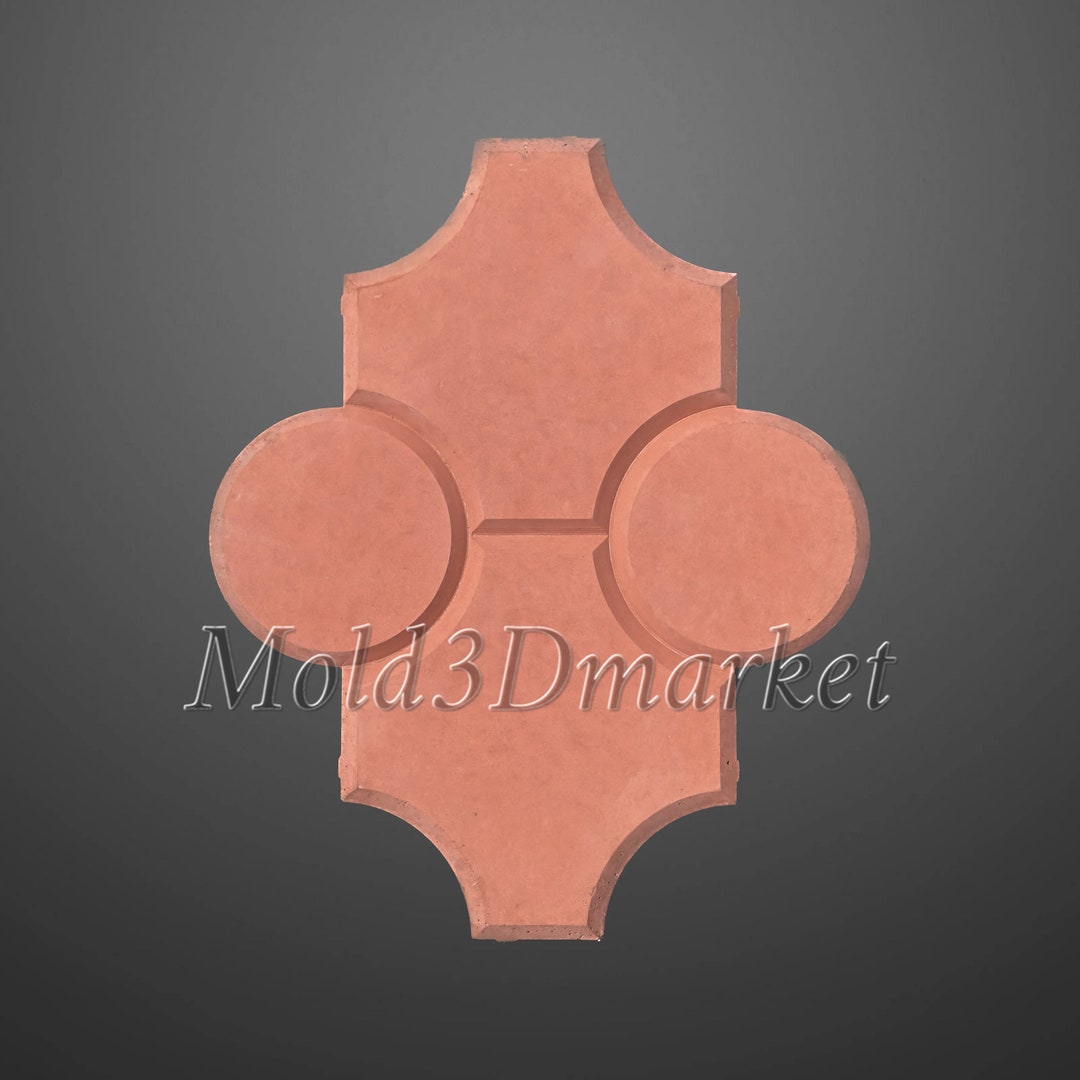 Clover - Plastic Mold for Concrete Paving Slabs, Concrete Garden ...