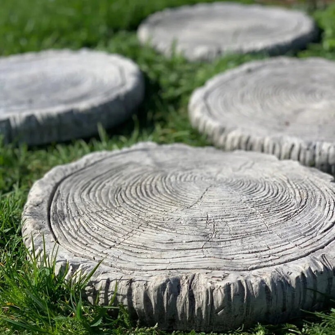 Cut a Tree Plastic Mold – Concrete Paving Slab Mold for Garden Path and ...
