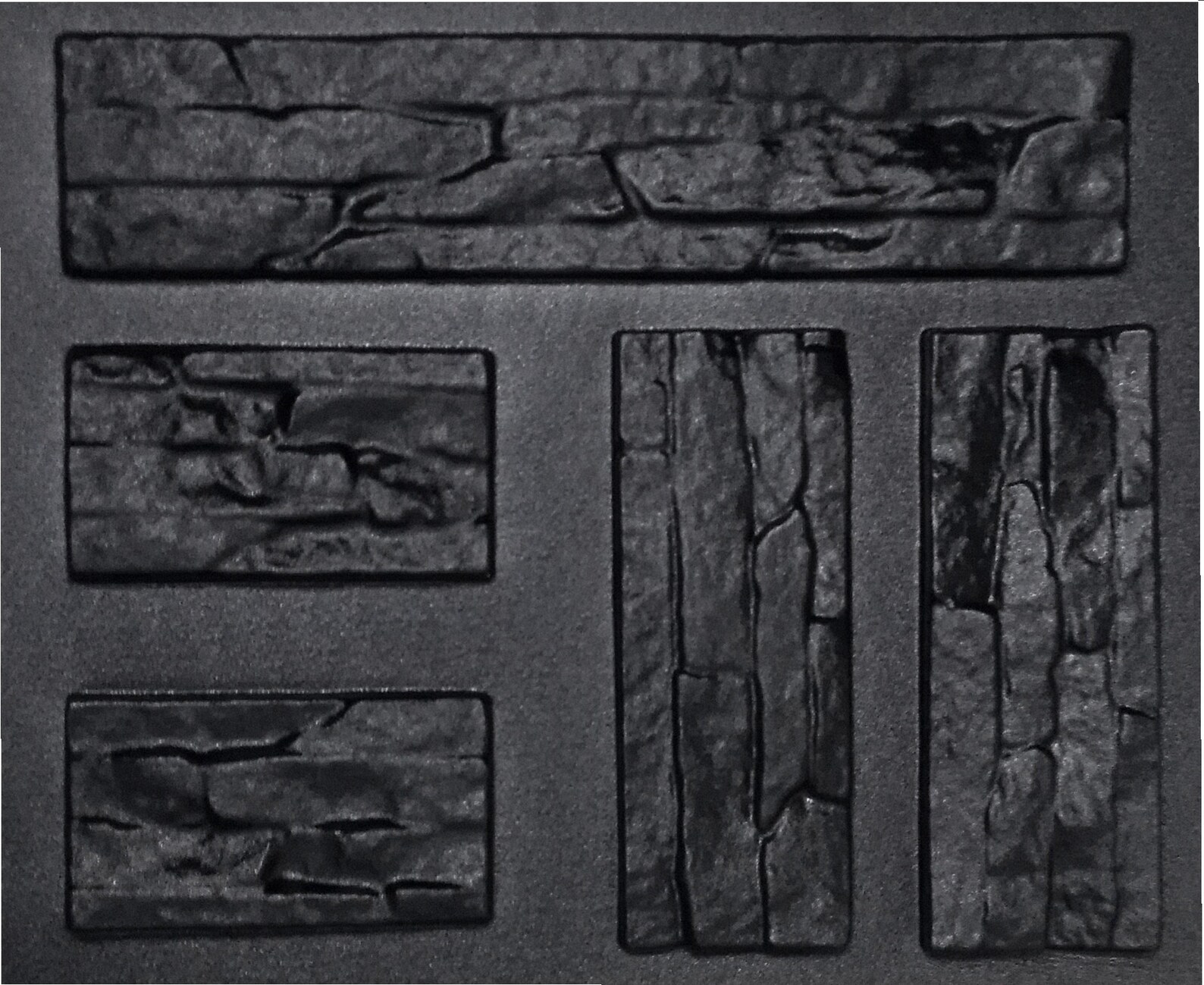 East Plastic Mold ABS, 3D Tile Panels, Artificial Decorative Stone ...