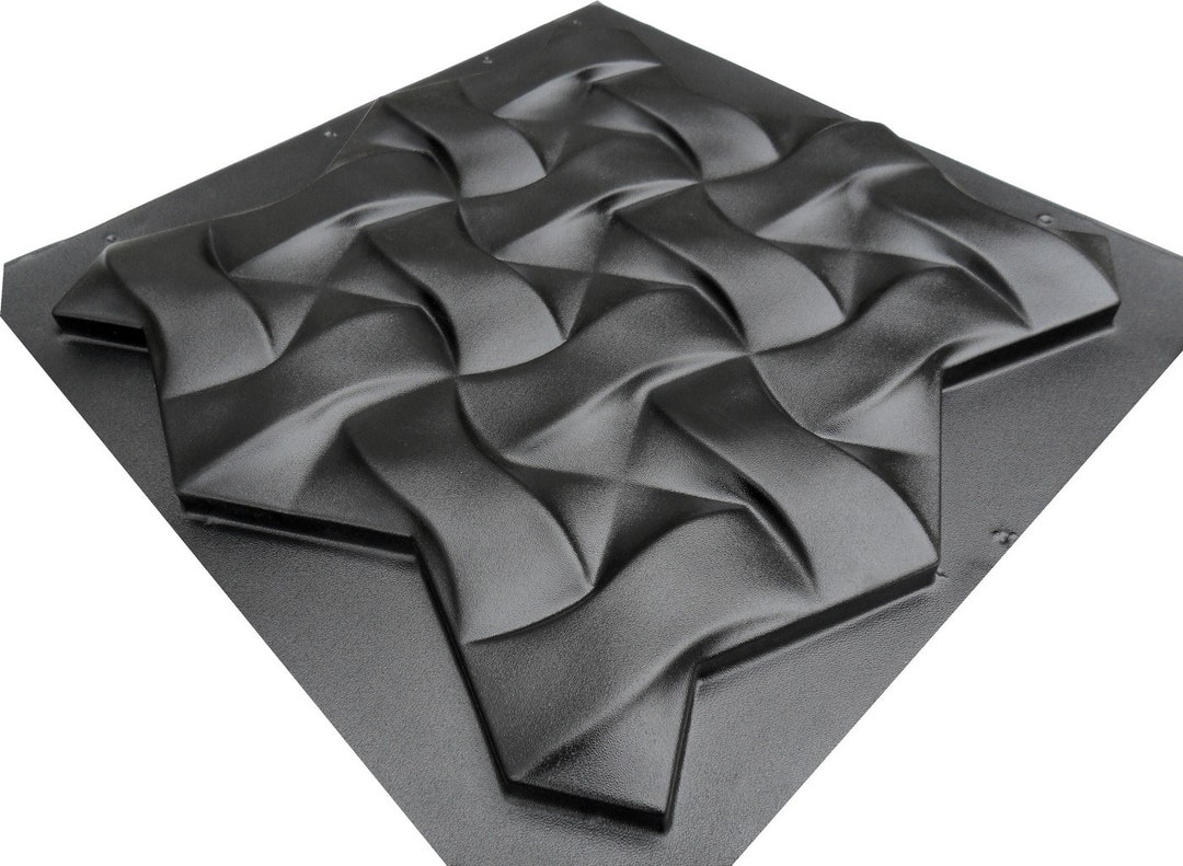 Twist Plastic Mold 3D Panel for Manufacture From Plaster gypsum or ...