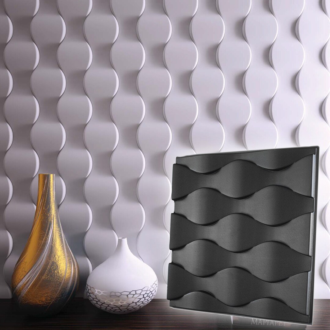 Plastic Mold for the Manufacture of 3d Panels "scales" 500*500 Mm ...