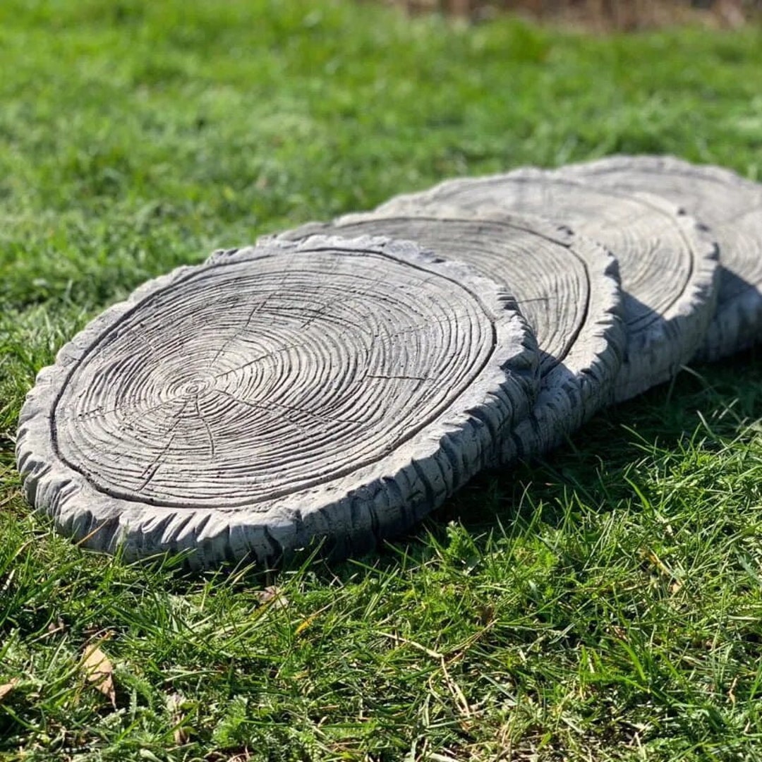 Cut a Tree Plastic Mold – Concrete Paving Slab Mold for Garden Path and ...
