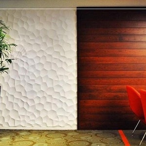 Shell - DIY 3D Mold - Decorative Wall Panel Mold for Gypsum, Plaster or ...