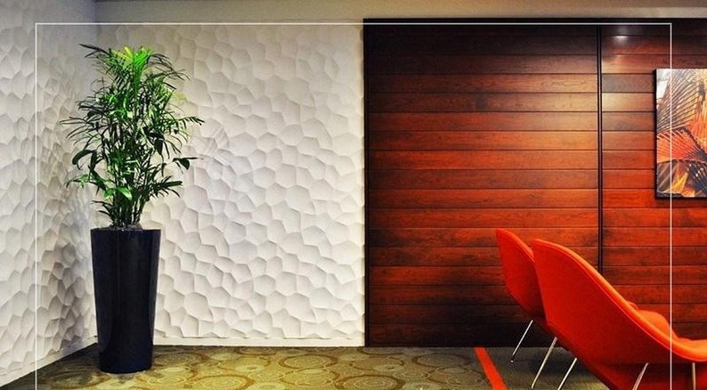 Shell - DIY 3D Mold - Decorative Wall Panel Mold for Gypsum, Plaster or ...
