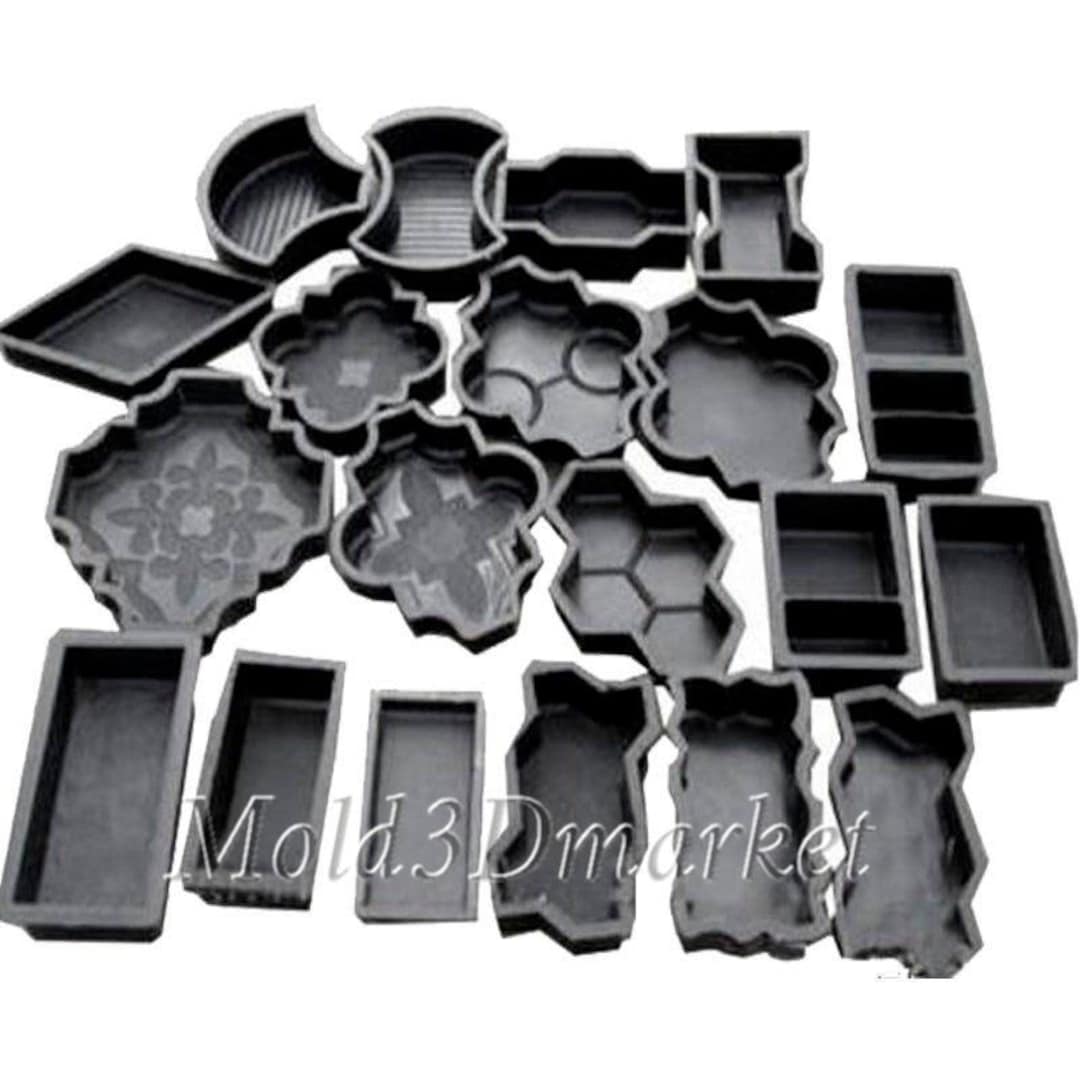 Plastic Mold – Concrete Paving Slab Mold for Garden Path and Walkway - Etsy