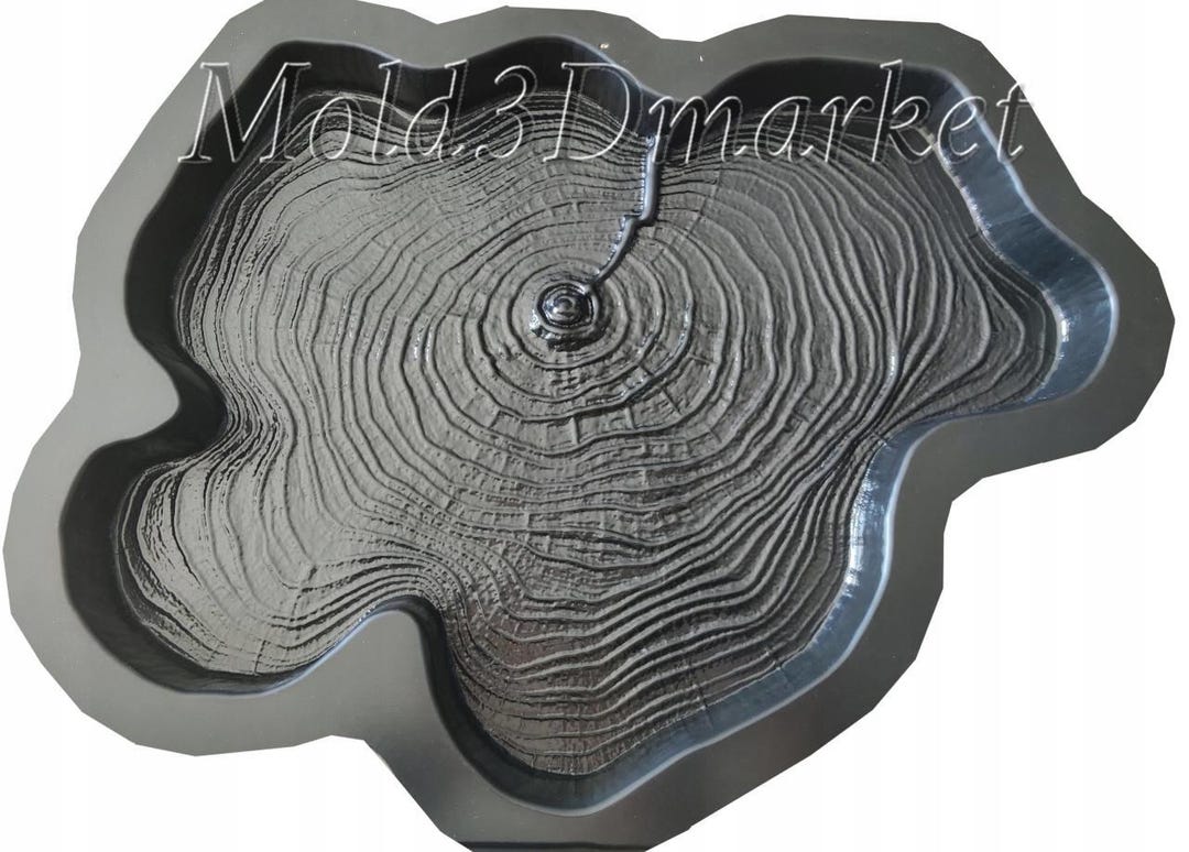 Cut a Tree DIY Plastic Mold – Concrete Paving Slabs for Garden Paths ...