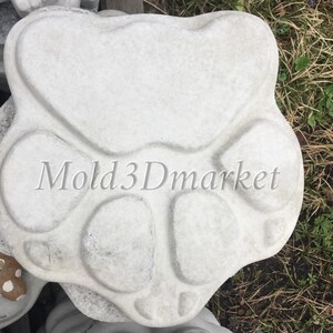 Animal Tracks Plastic Mold – Concrete Paving Slab Mold for Garden Path ...