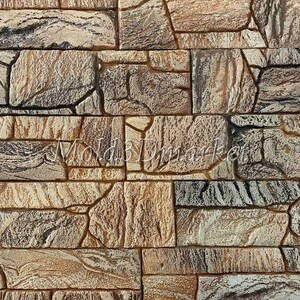 Nice - Rubber Mold for Gypsum or Concrete DIY Stone Tiles, Polyurethane ...