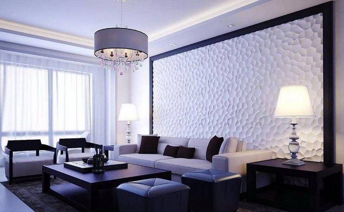 Shell - DIY 3D Mold - Decorative Wall Panel Mold for Gypsum, Plaster or ...