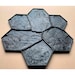 Rubber Stamp for Imprints on Concrete or Plaster"texture of the Rock 2 ...