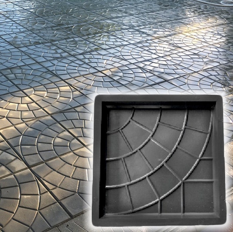 Cloud DIY Plastic Mold – Concrete Paving Slabs for Garden Paths and ...