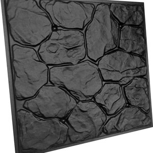 Big Stone DIY 3D Mold - Decorative Wall Panel Mold for Gypsum, Plaster ...