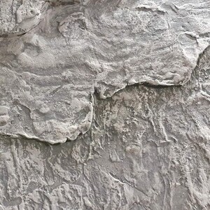 Rubber Stamp for Imprints on Concrete or Plaster"texture of the Rock 2 ...