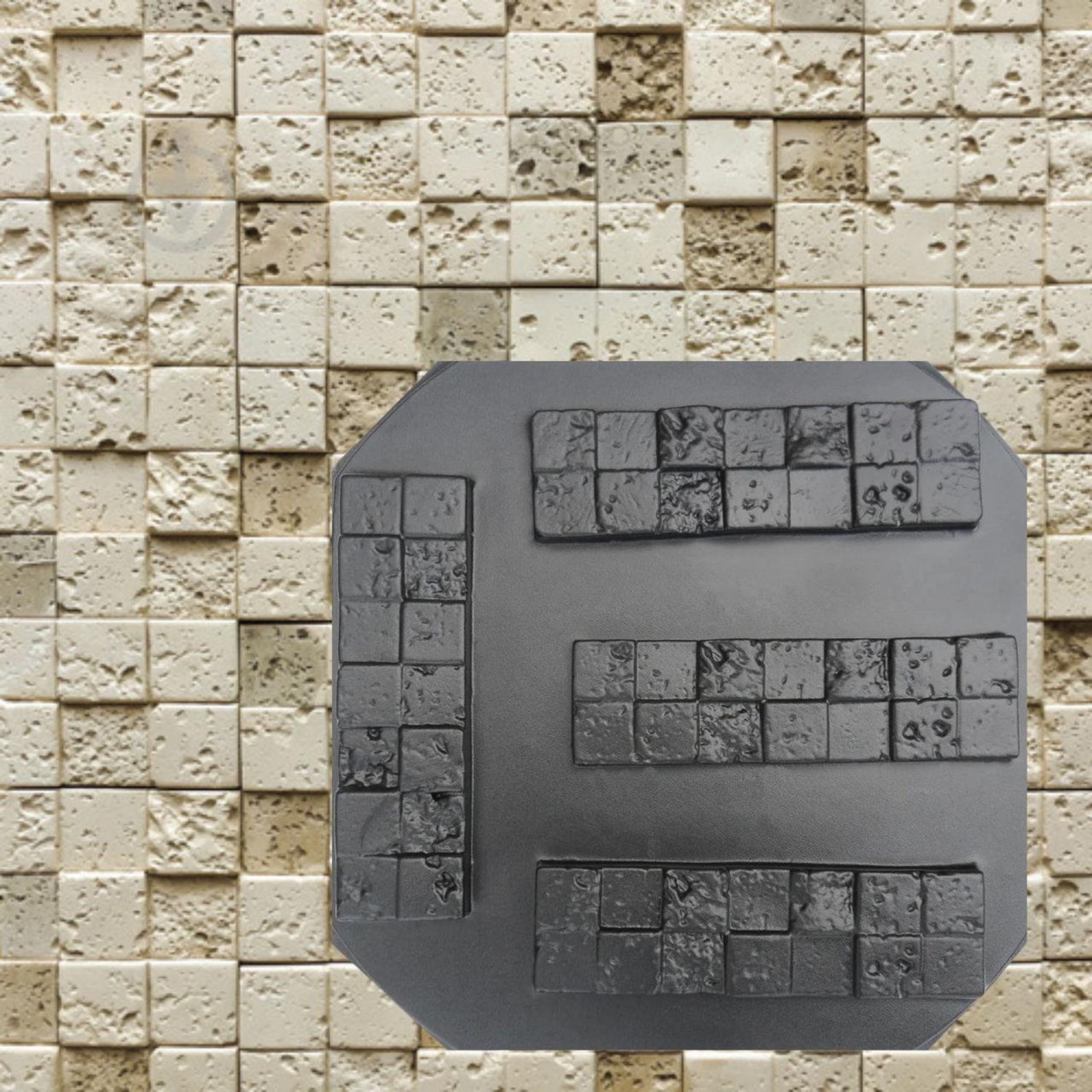 Plastic Mold for Making Decorative Stone Tiles - Bulgarian Slate - DIY ...