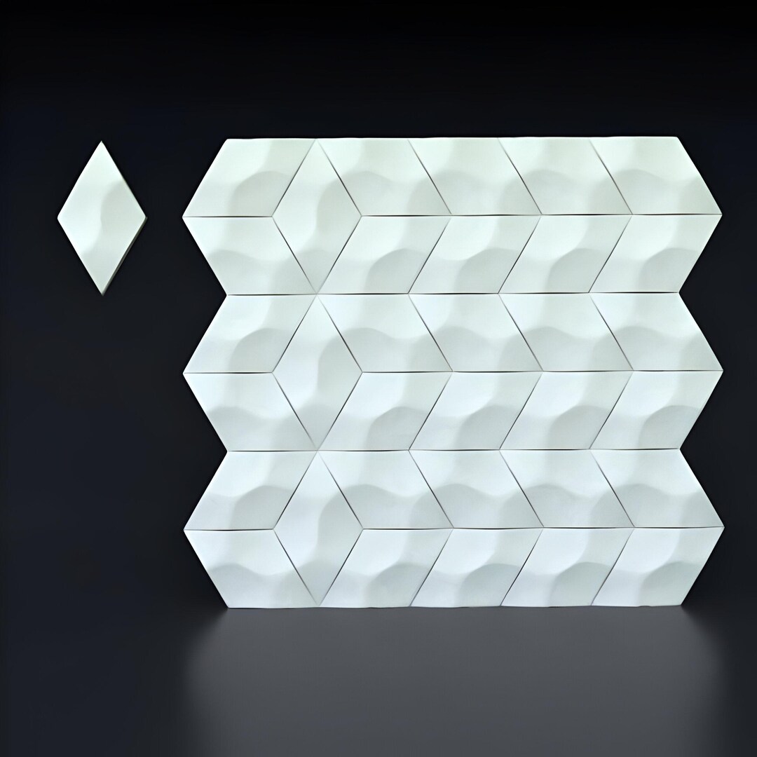 Convex - Plastic Mold for Decorative 3D Wall Panel for Gypsum or ...