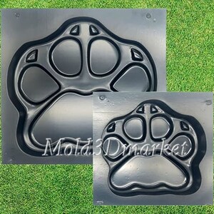 Animal Tracks Plastic Mold – Concrete Paving Slab Mold for Garden Path ...