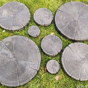 Cut a Tree -SET Plastic Mold for Concrete Paving Slabs, Stone Pattern ...