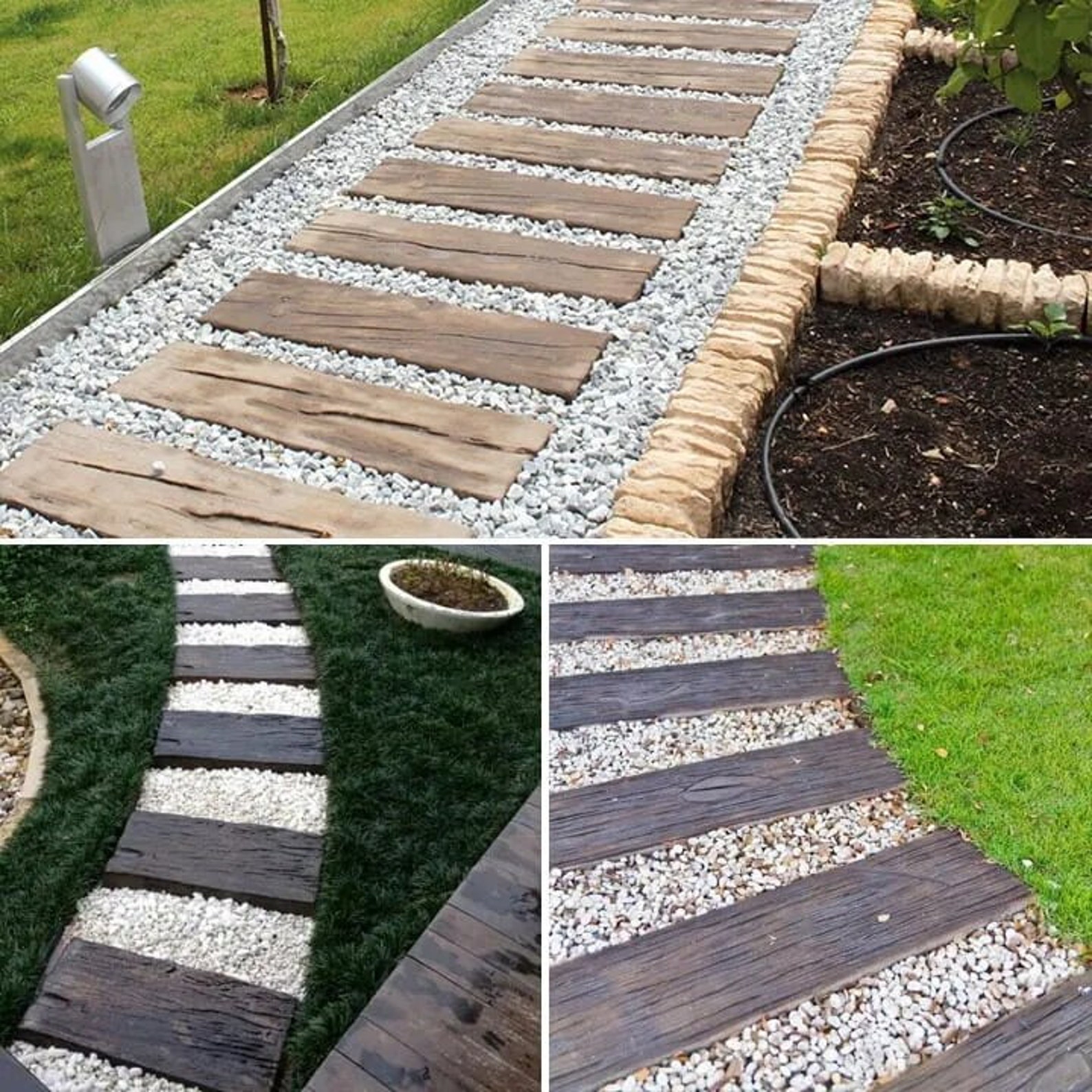 Parquet Plastic Mold – Concrete Paving Slab Mold for Garden Path and ...