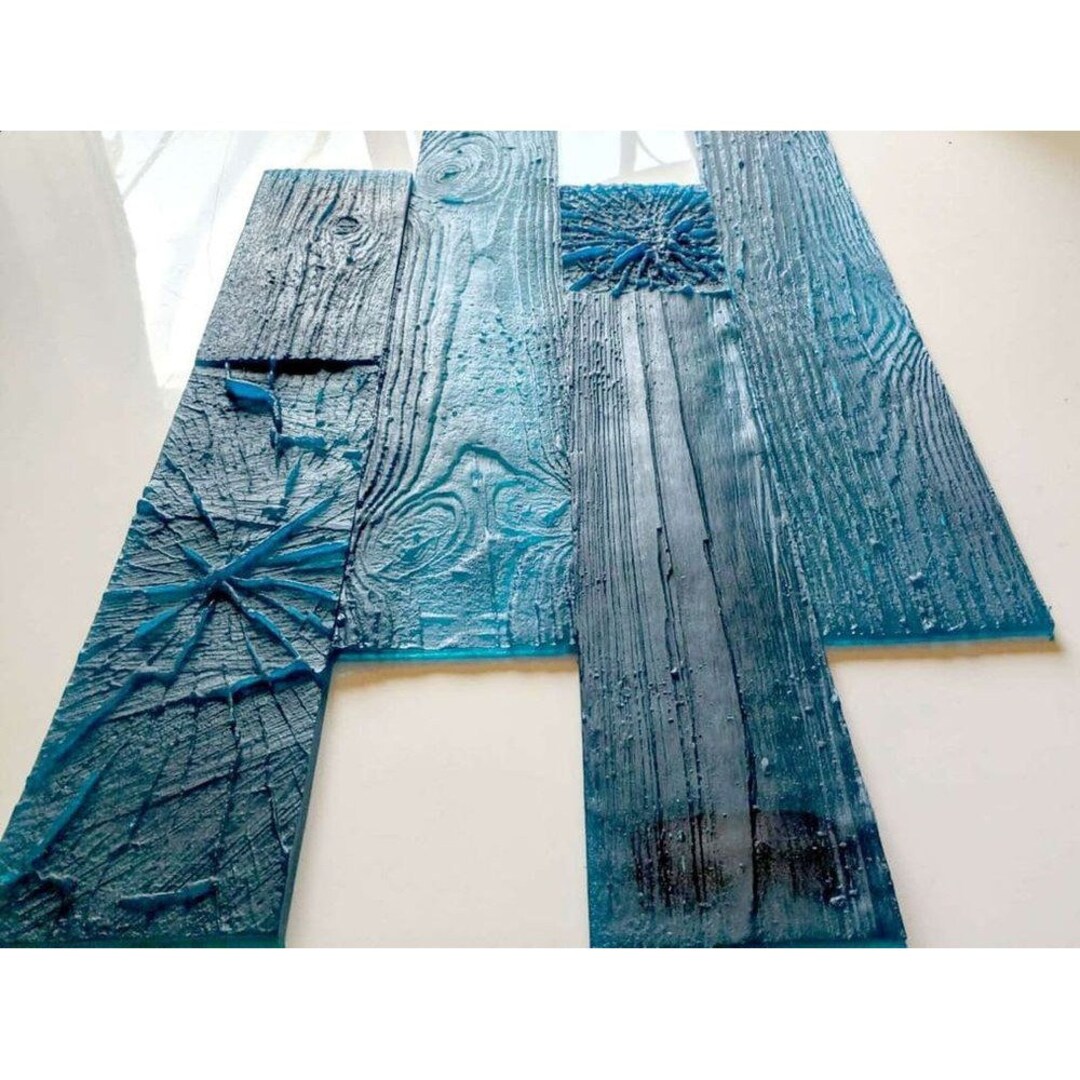 Set of 2 Polyurethane Stamps OLDTREE for Imprints on Concrete or ...