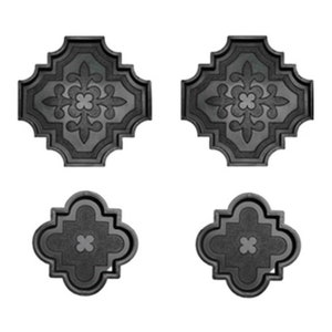 Clover - SET 4 Plastik Mold for Concrete Paving Slabs, Stone Pattern ...