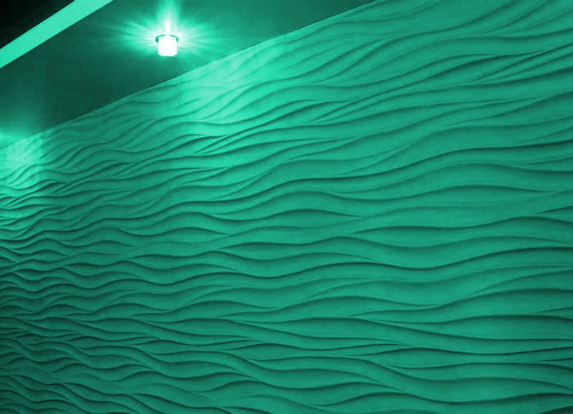 Wave Plastic Mold for Wall 3d Panel Diy Plaster Panel 3d - Etsy